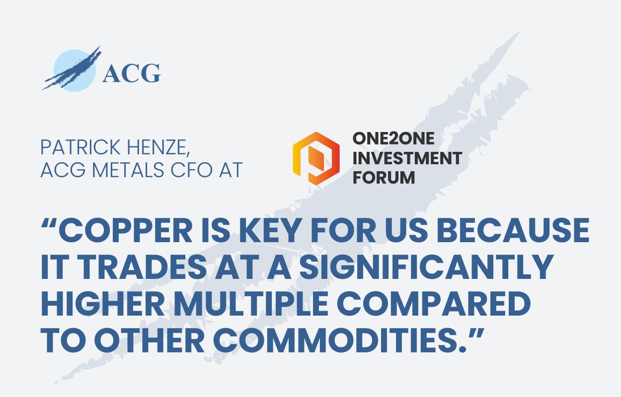 Patrick Henze, CFO at Proactive One2One Investment Forum - ACG Metals ...