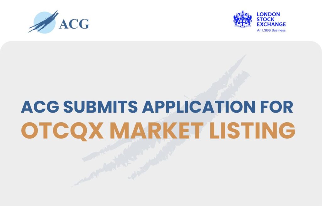 ACG Submits Application for OTCQX Market Listing - ACG Metals Limited