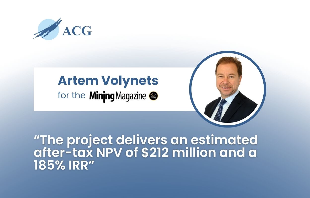 Mining Magazine: ACG Metals' smart SART plan to boost production from ...