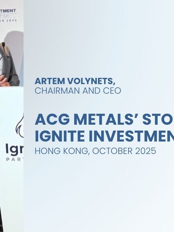 ACG Metals Limited - Focused on the consolidation of the copper sector